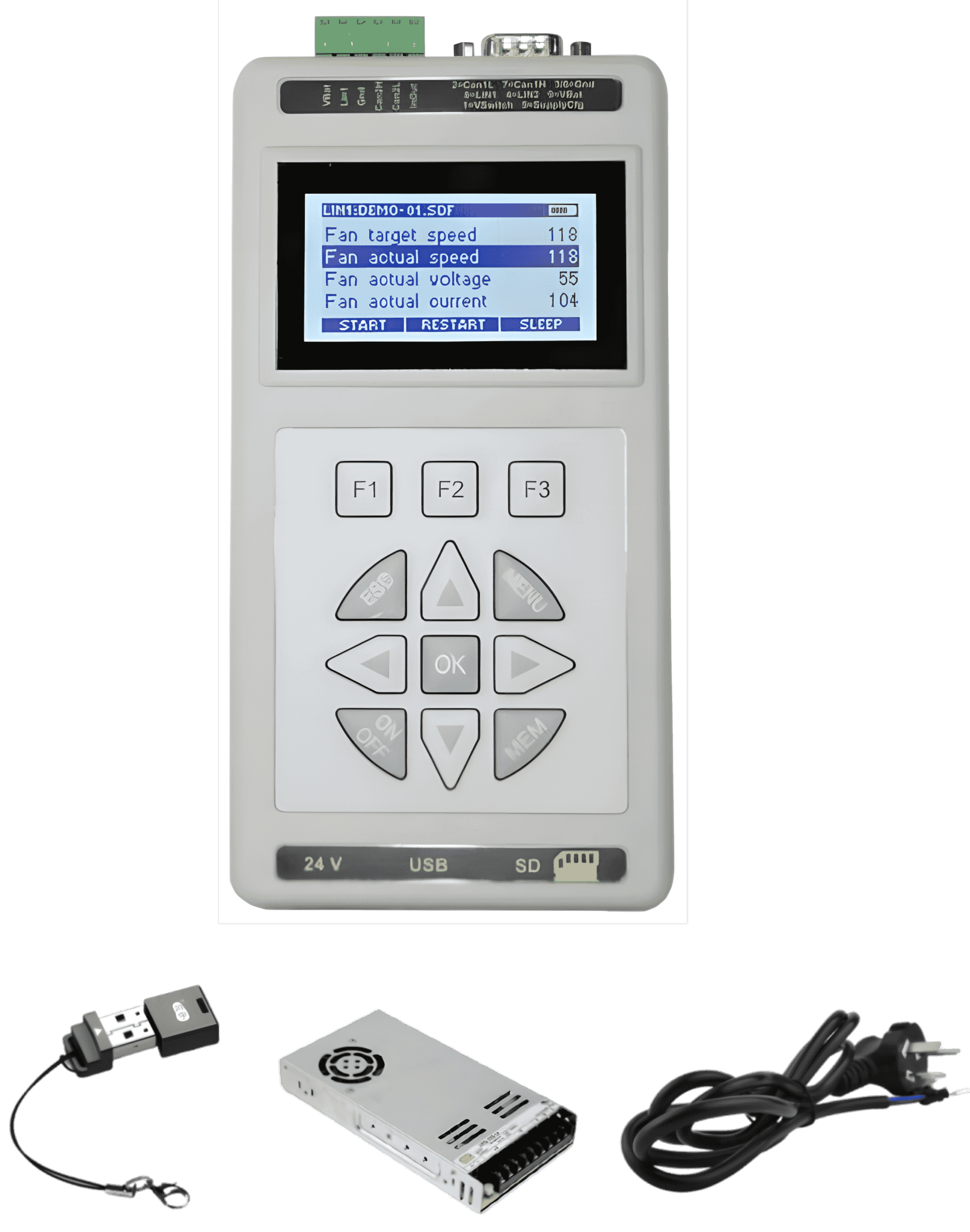 Harp-5 핸드헬드 LIN/CAN 버스 에뮬레이션 및 데이터 로거 | 해홍 주식회사 | LIN/CAN 버스